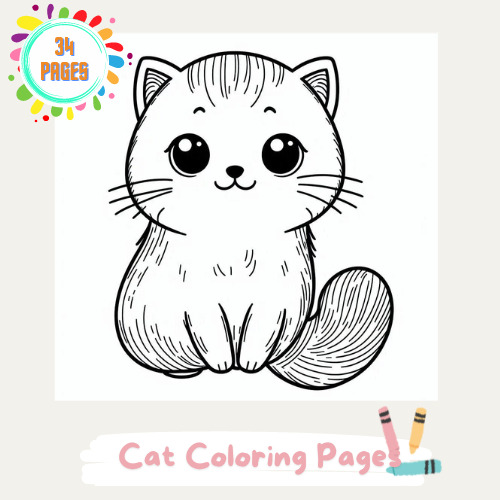 34 Cat Coloring Pages For Kids - Free PDF Printables