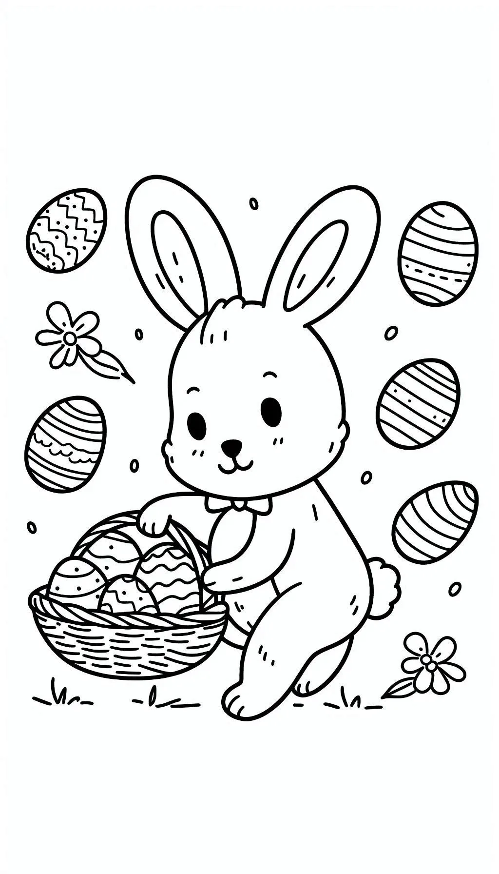 25 Bunny Coloring Pages For Kids - Free PDF Printables