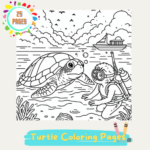 23 Sea Turtle Coloring Pages For Kids | Free PDF Printables