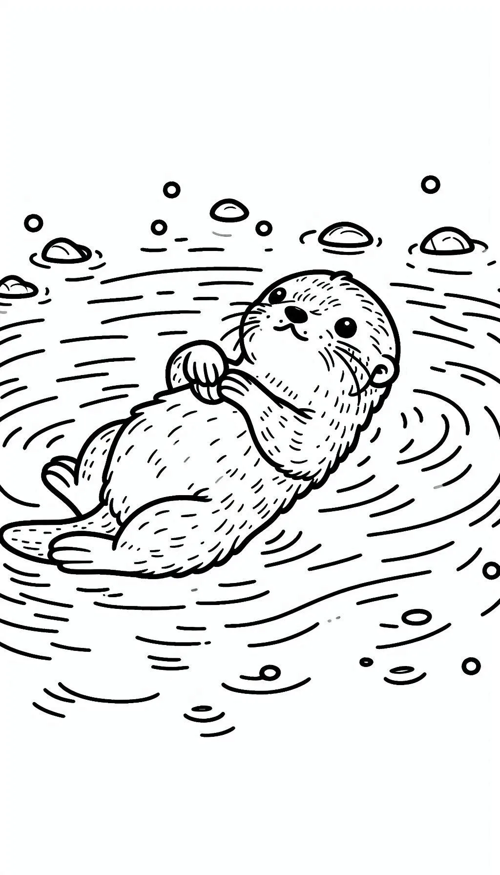 29 Otters Coloring Pages For Kids | Free PDF Printables