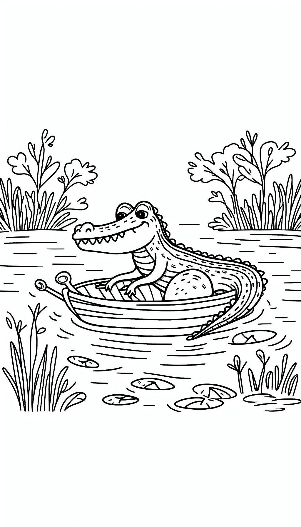 26 Crocodile Coloring Pages For Kids: Free PDF Printables