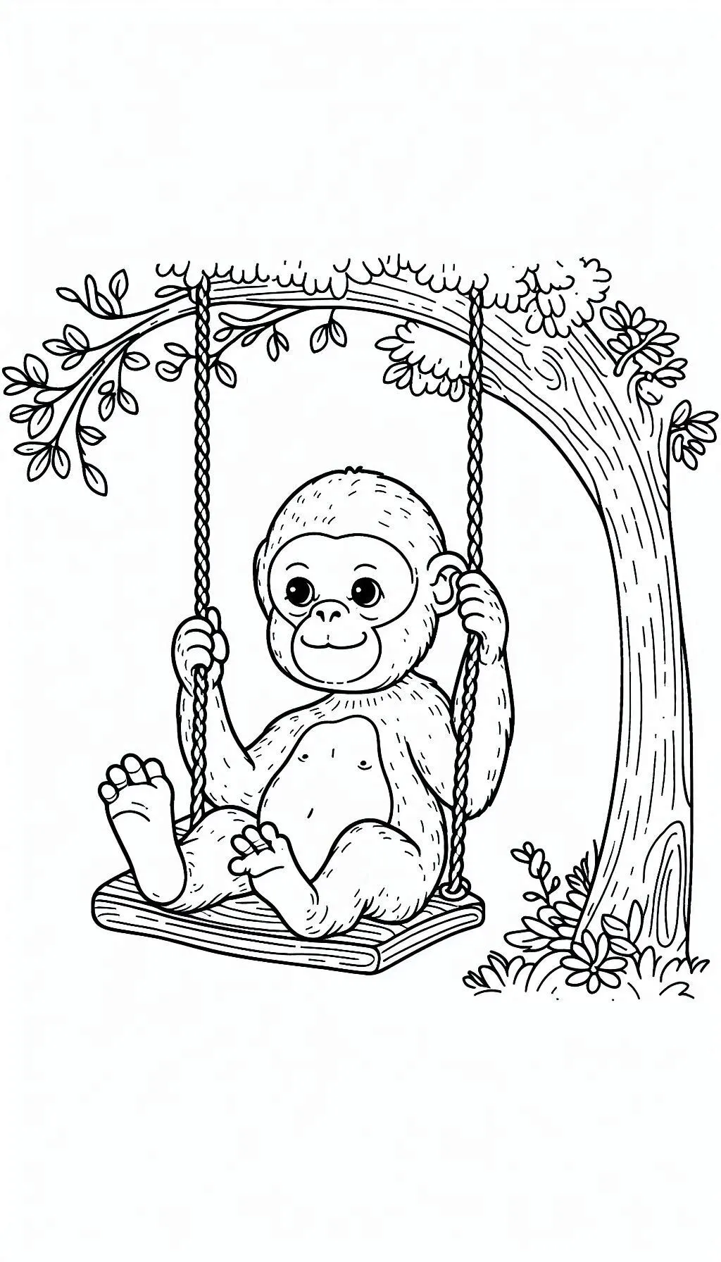 14 Ape Coloring Pages – KDCcoloring.com | Free PDF Printables