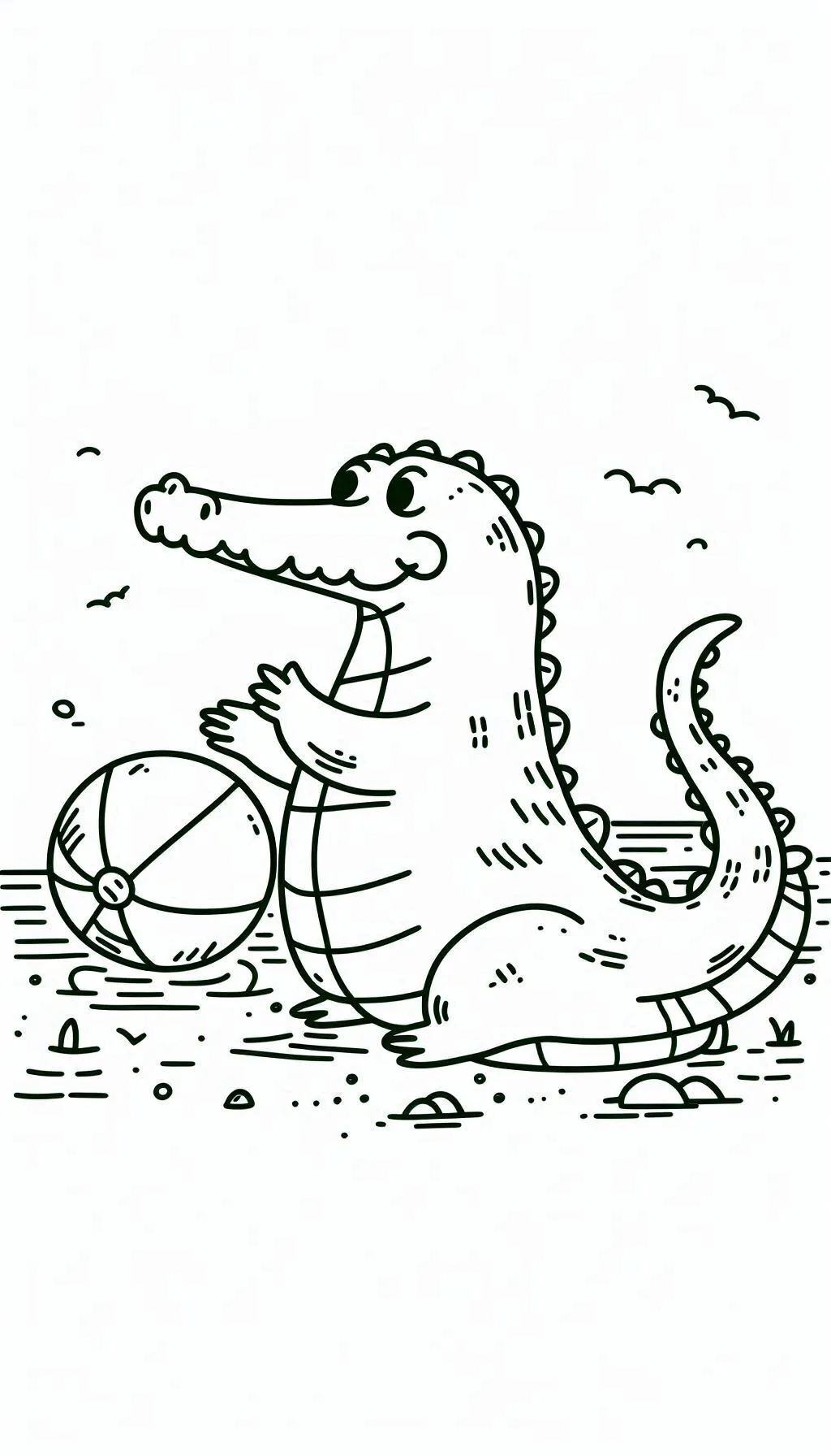 26 Crocodile Coloring Pages For Kids: Free PDF Printables