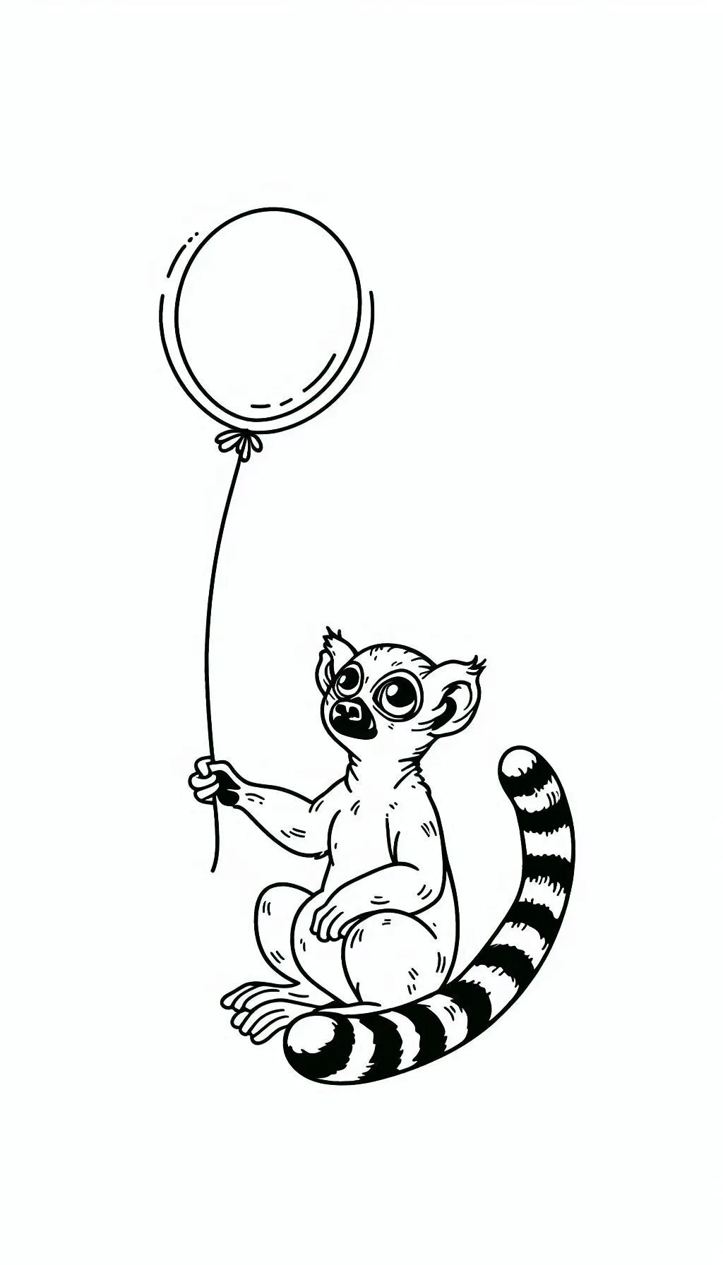 Lemur Coloring Pages - KDCcoloring.com | Free PDF Printables
